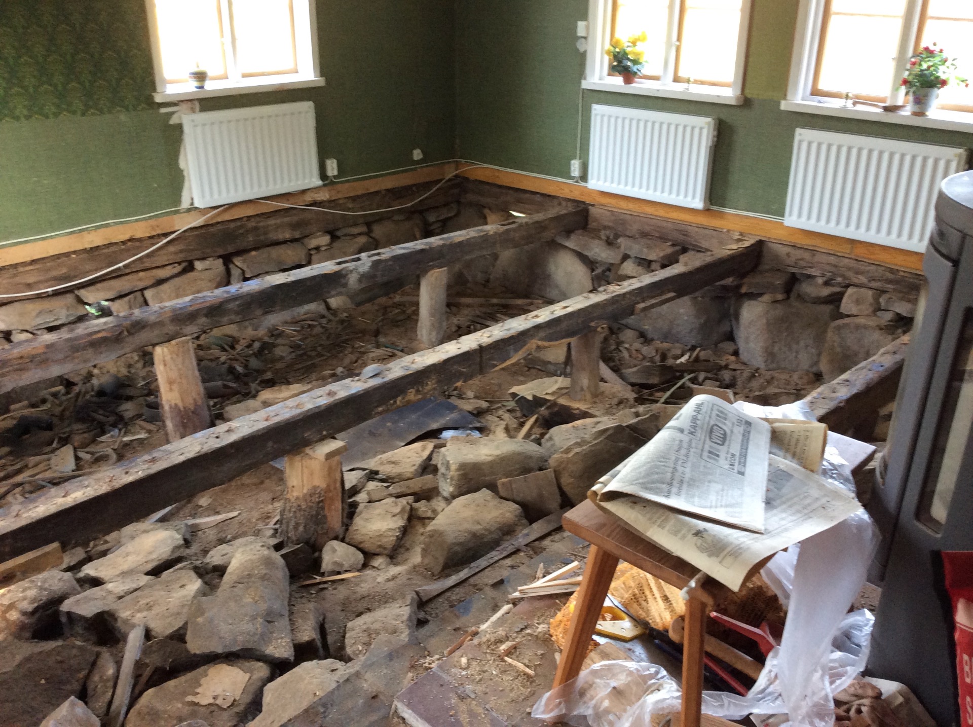 Renovering av hus från 1850-talet :: Vasabygget